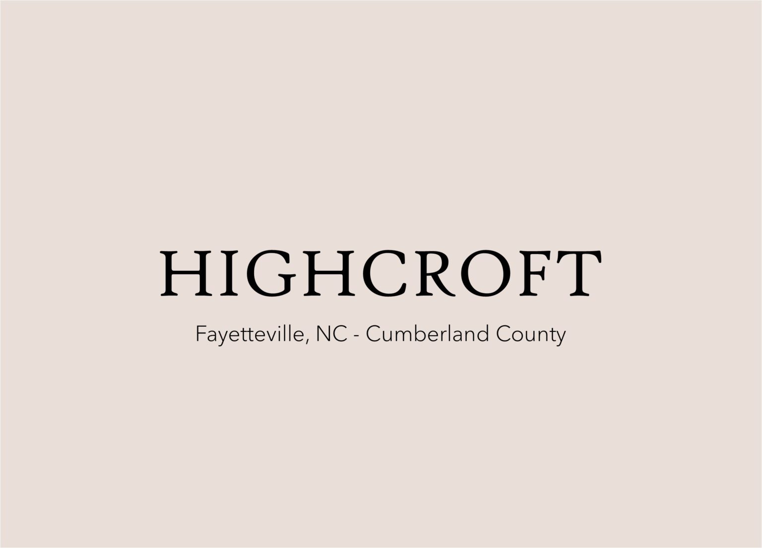 Highcroft Logo - Caviness Land
